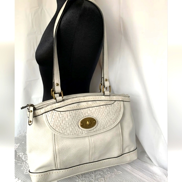 Born | Bags | Born Concept Large Shoulder Tote Hobo Bag White Vegan ...